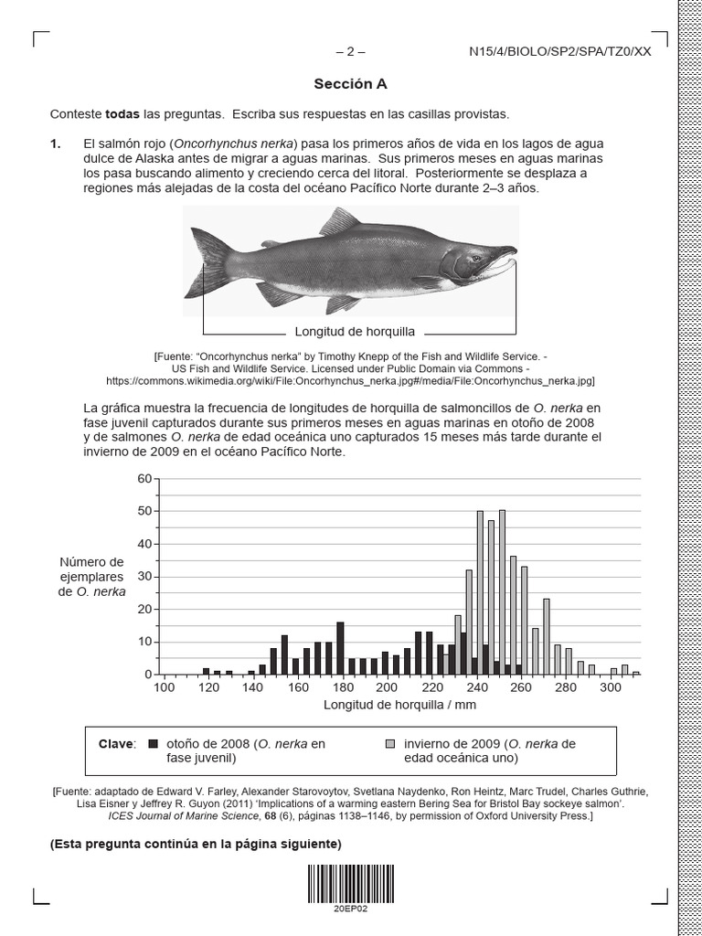 Biology - Paper - 2 - SL - Spanish n15 | PDF