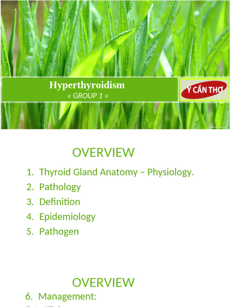 Hyperthyroid Is M | PDF