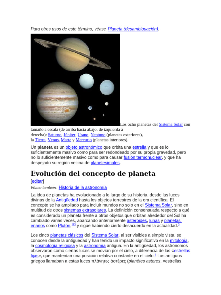 planetas | PDF