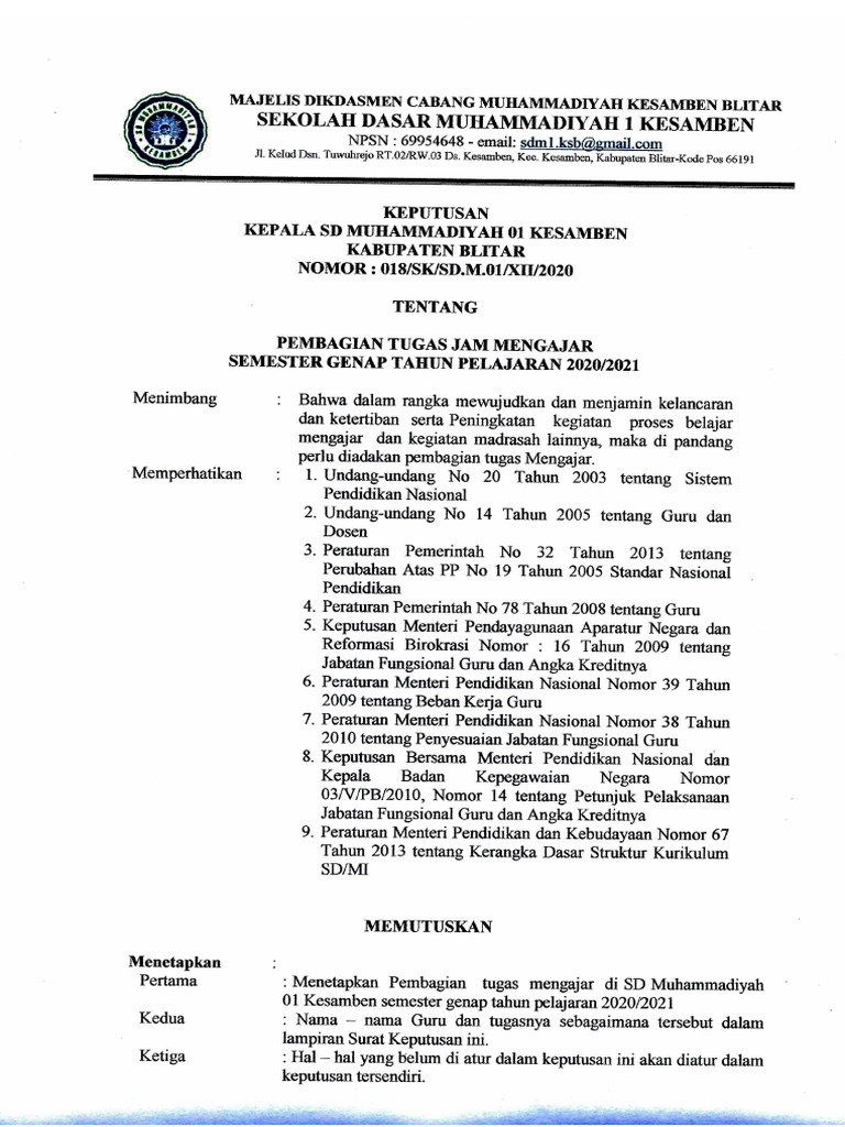 2020-2021 Genap | PDF