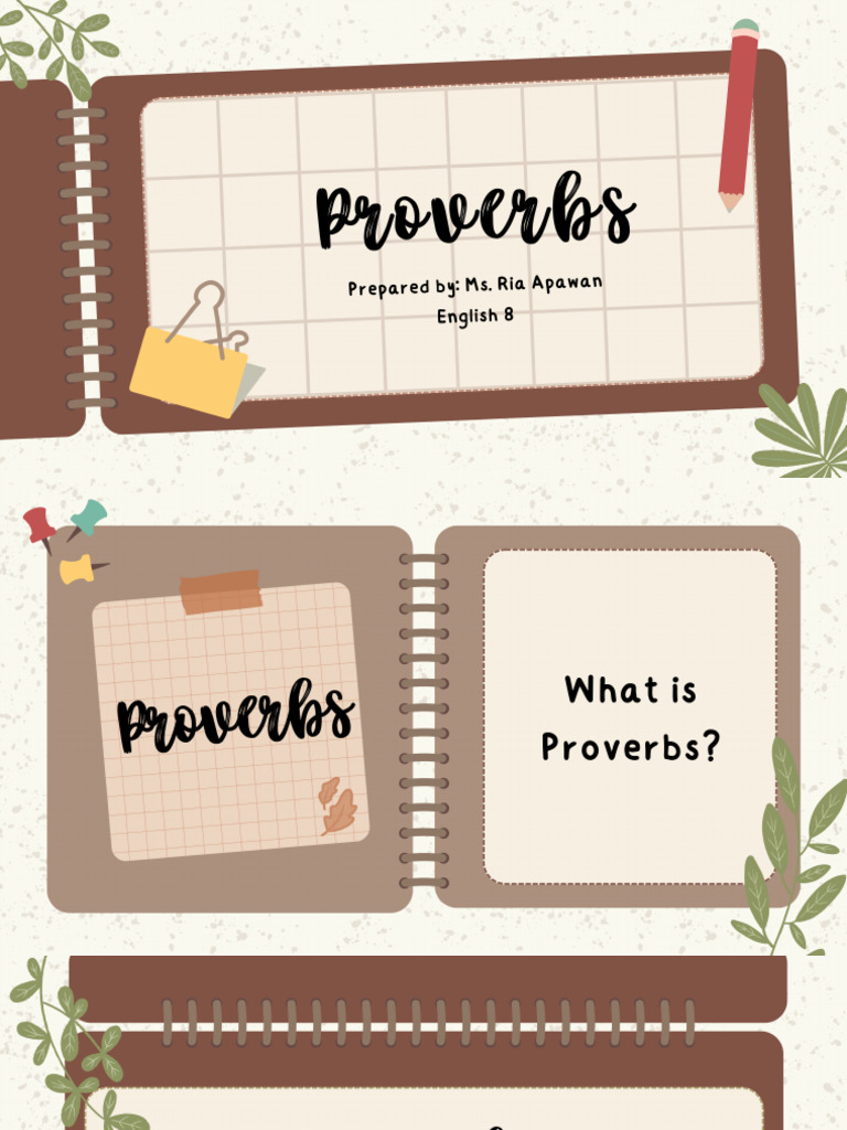 Proverbs | PDF