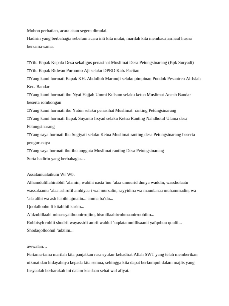 MC Anniversary Rembol 76 | PDF