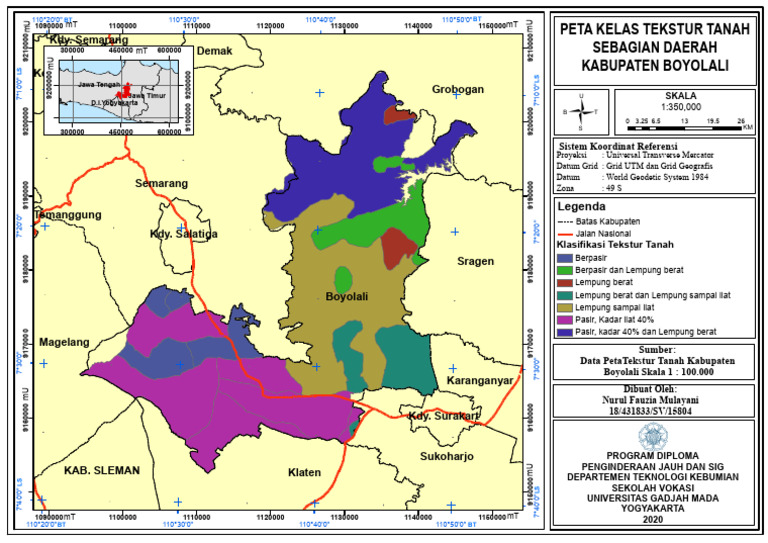 PETA TEKSTUR TANAH A4 | PDF