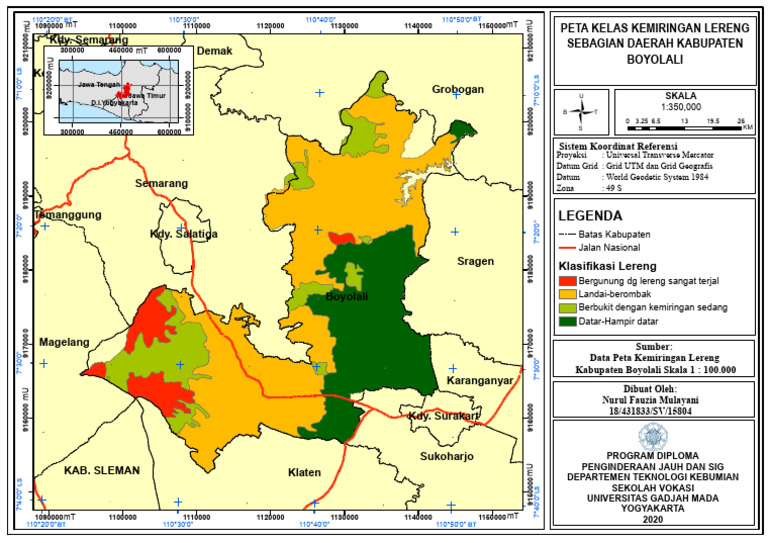 PETA LERENG A4 | PDF