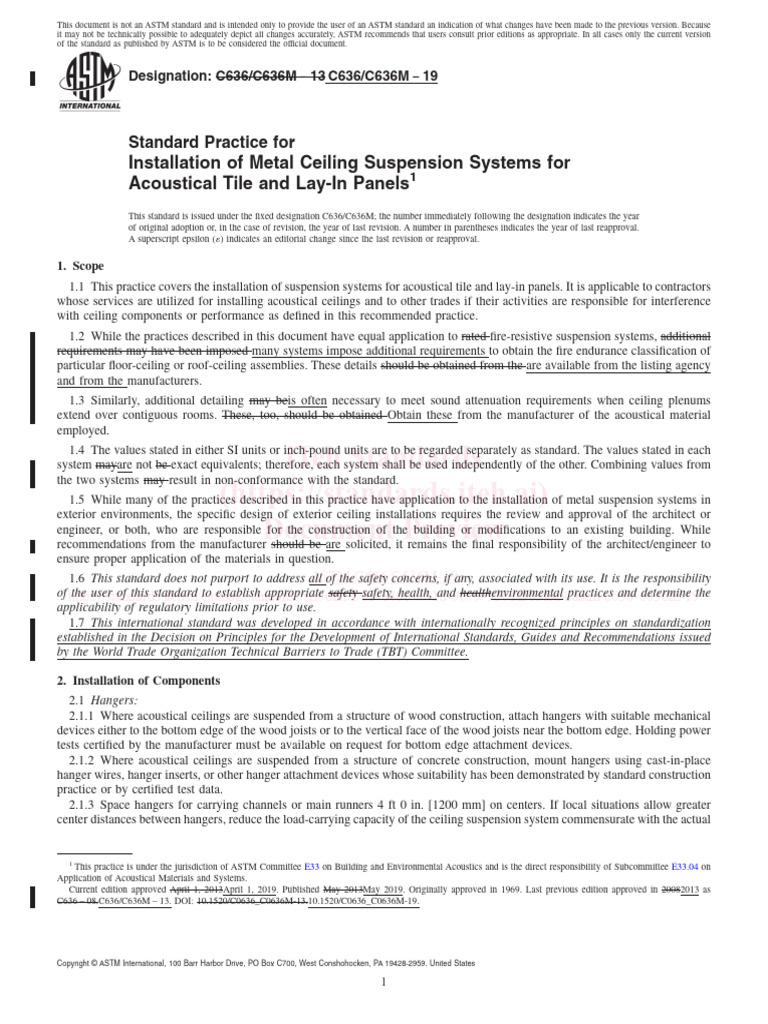 Astm C636 C636M 19 | PDF
