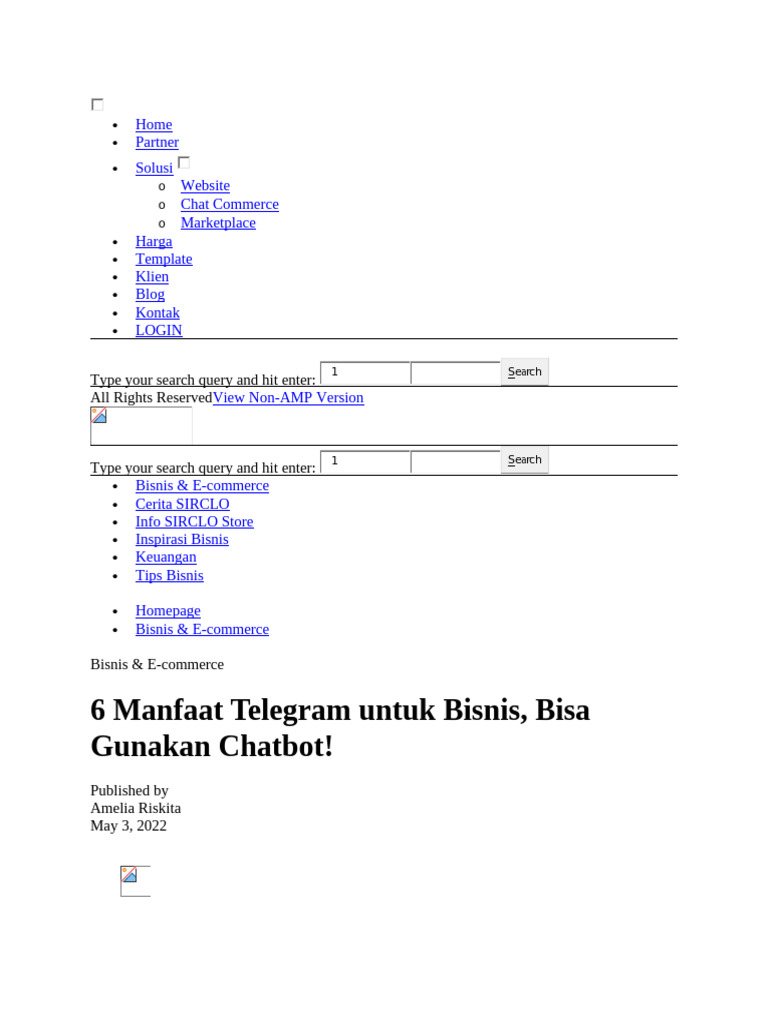 6 Manfaat Telegram Untuk Bisnis, Bisa Gunakan Chatbot! | PDF 6 Manfaat Telegram Untuk Bisnis, Bisa Gunakan Chatbot! | PDF