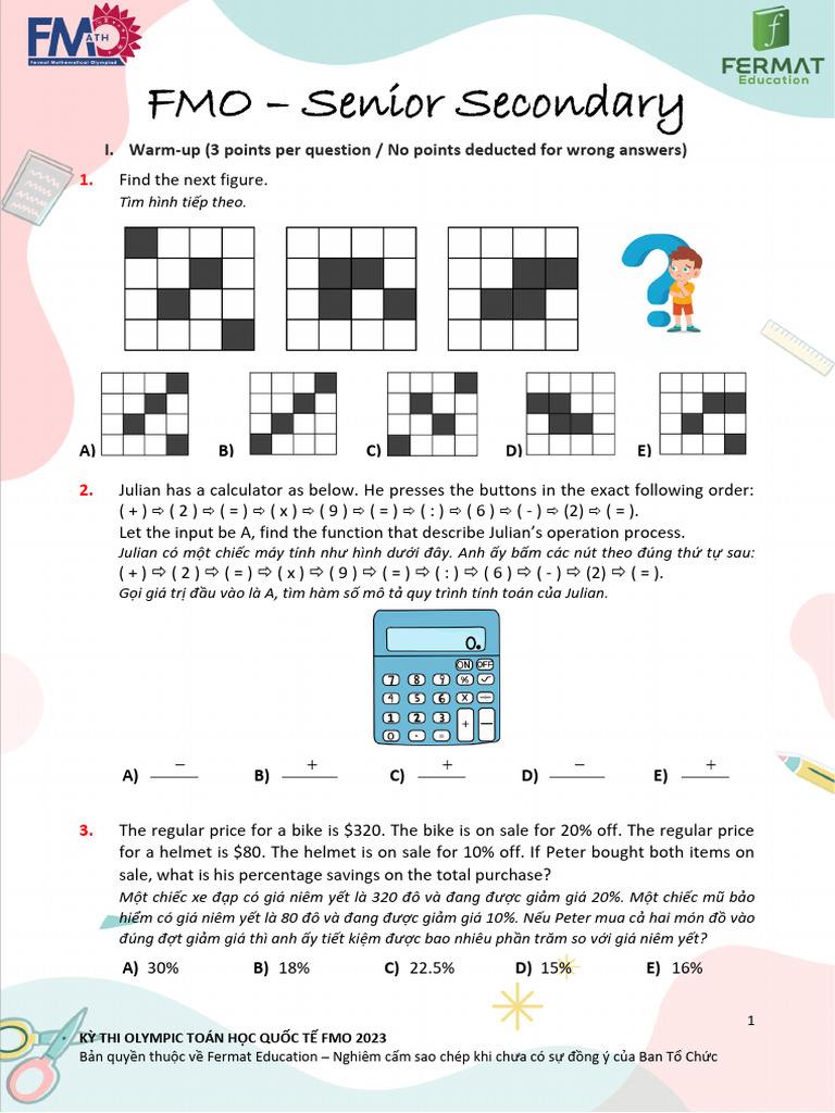 International Math Olympiad FMO 2023 Exam | PDF | Elementary Geometry