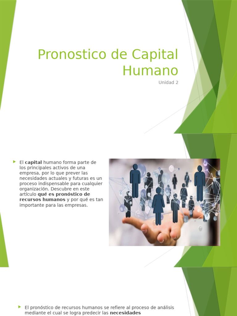 Pronostico de Capital Humano Unidad 2 | PDF | Gestión de recursos humanos | Crecimiento personal ...