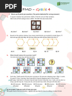 4. TIMO - Final - Mẫu phiếu trả lời (Answer sheet) | PDF | Mathematics