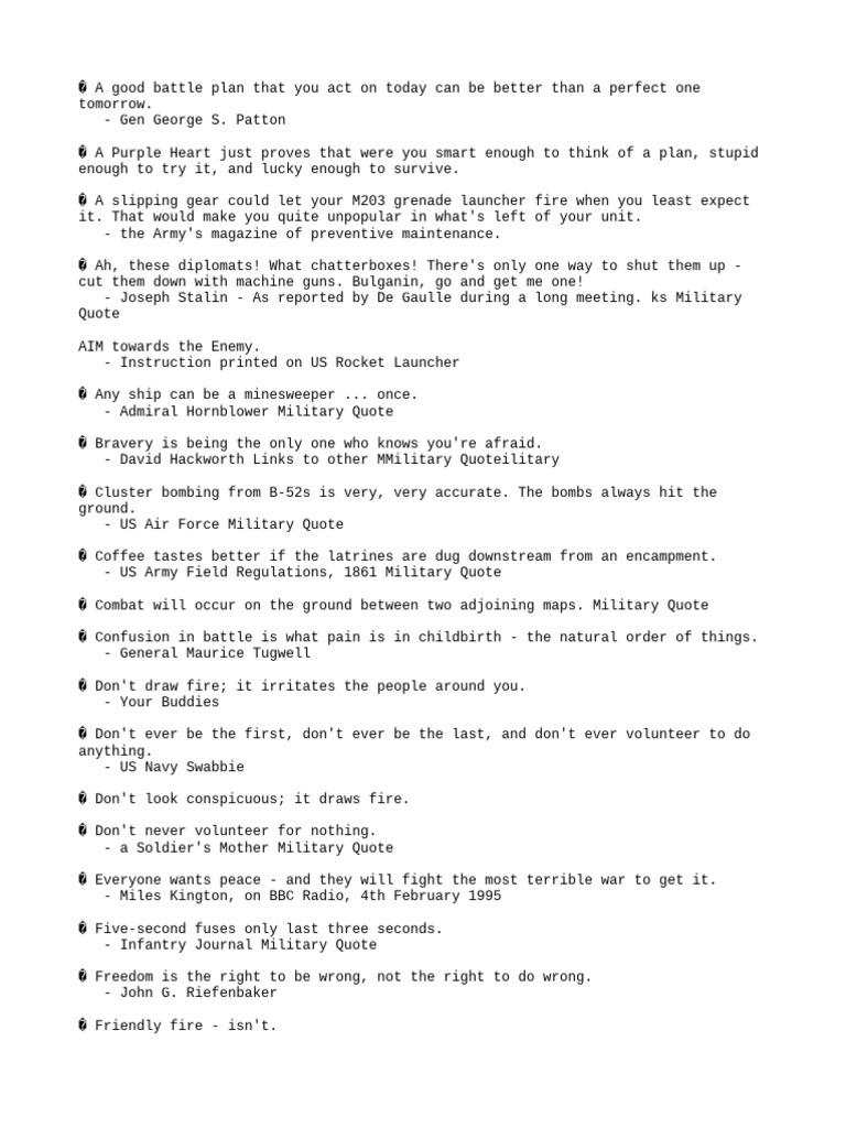 Military Quote | PDF