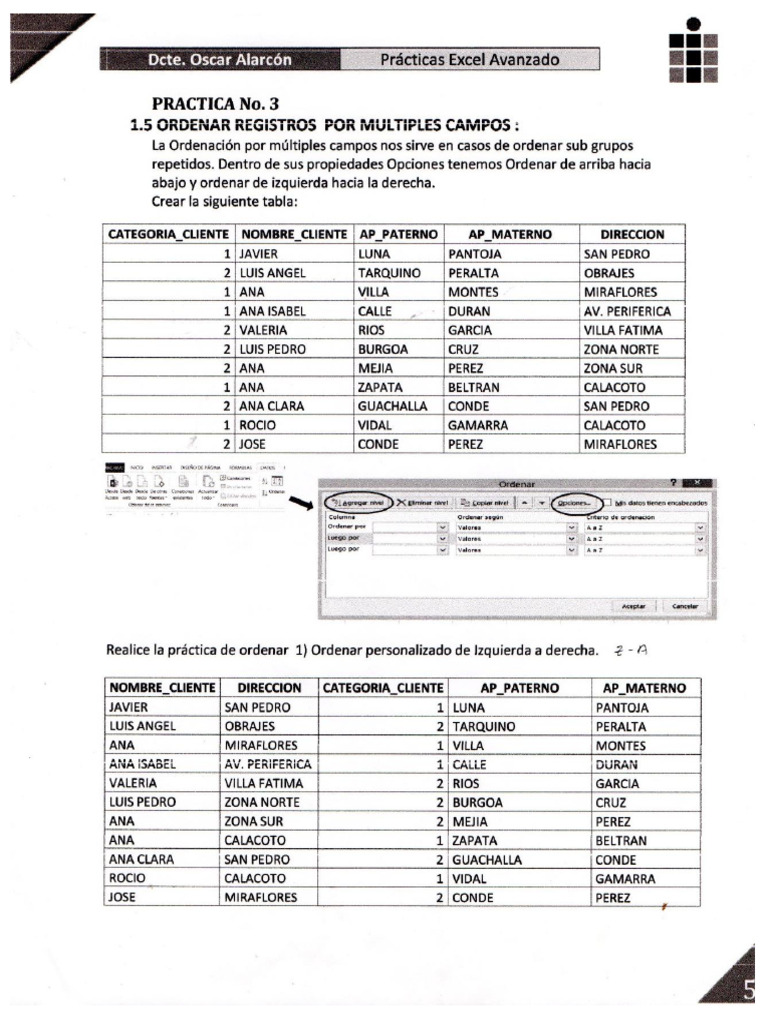 Practica 3-Excel Avanzado | PDF