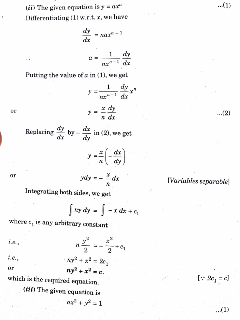 Ex 3 1 | PDF | Equations | Subtraction