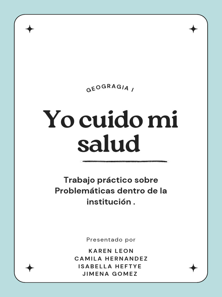 Yo Cuido Mi Salud | PDF