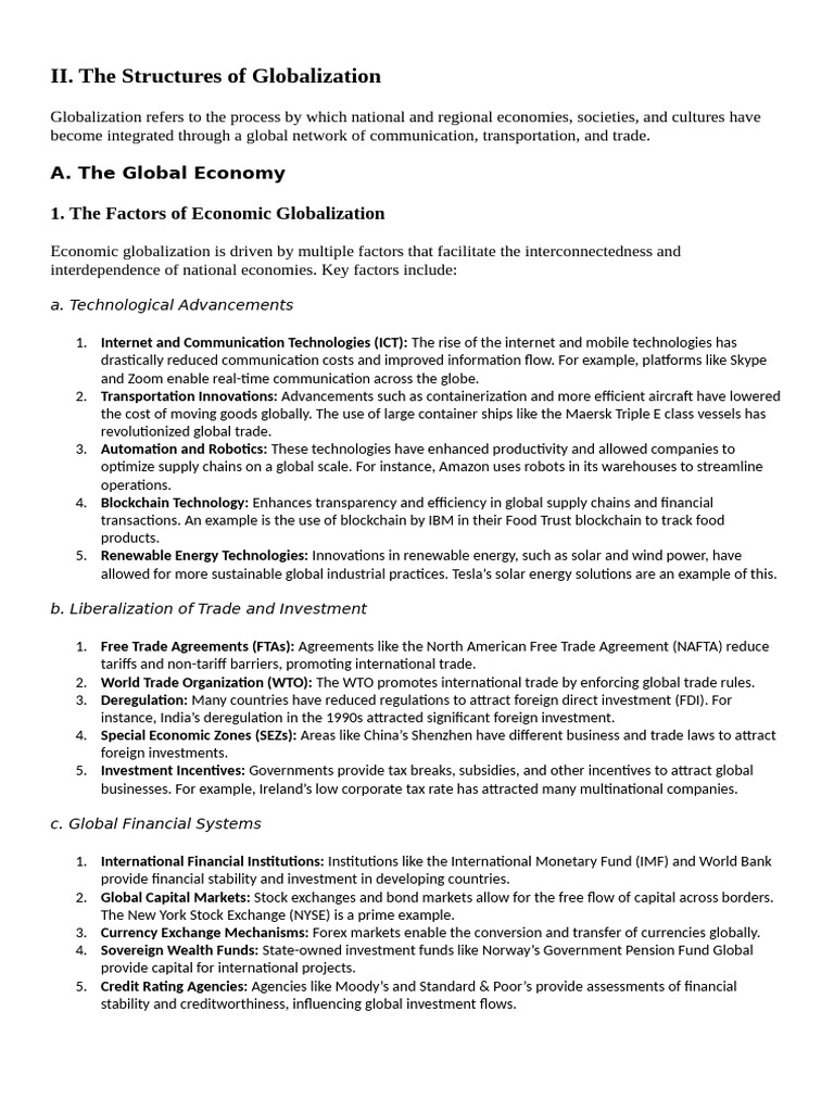 II.-The-Structures-of-Globalization | PDF