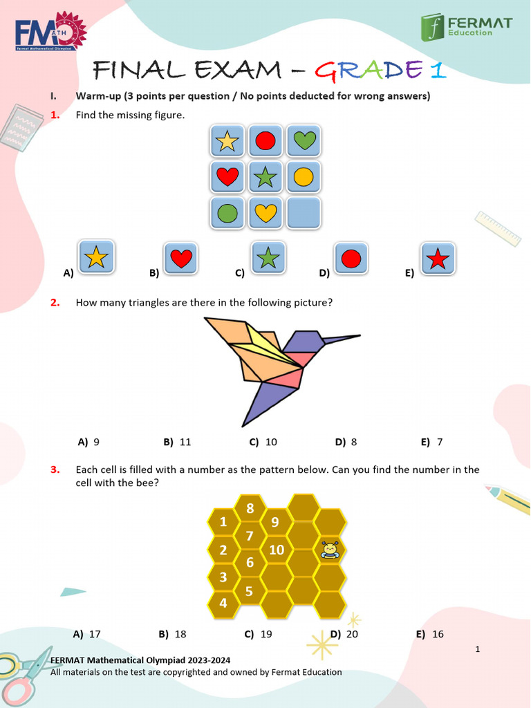 FMO Grade 1 (Eng) | PDF