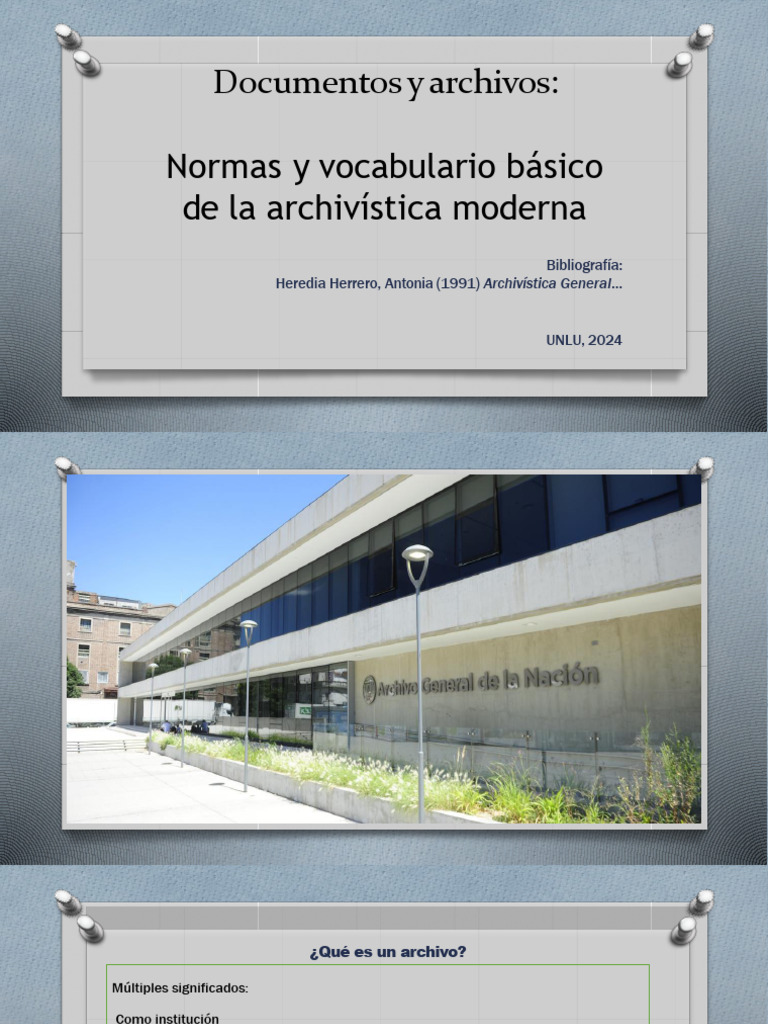 Archivistica Conceptos Básicos | PDF | Archivo | Institución