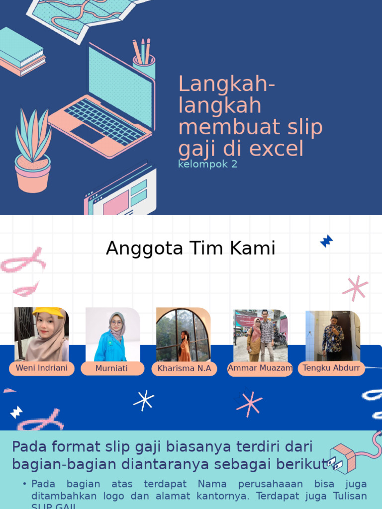 Aplikom Kel.2 Cara Membuat Slip Gaji | PDF