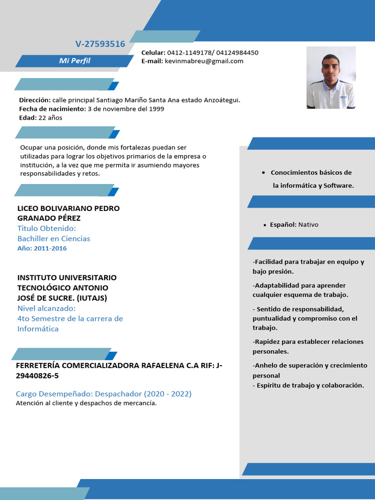 Kevin Marquez-Curriculum-Vitae | PDF