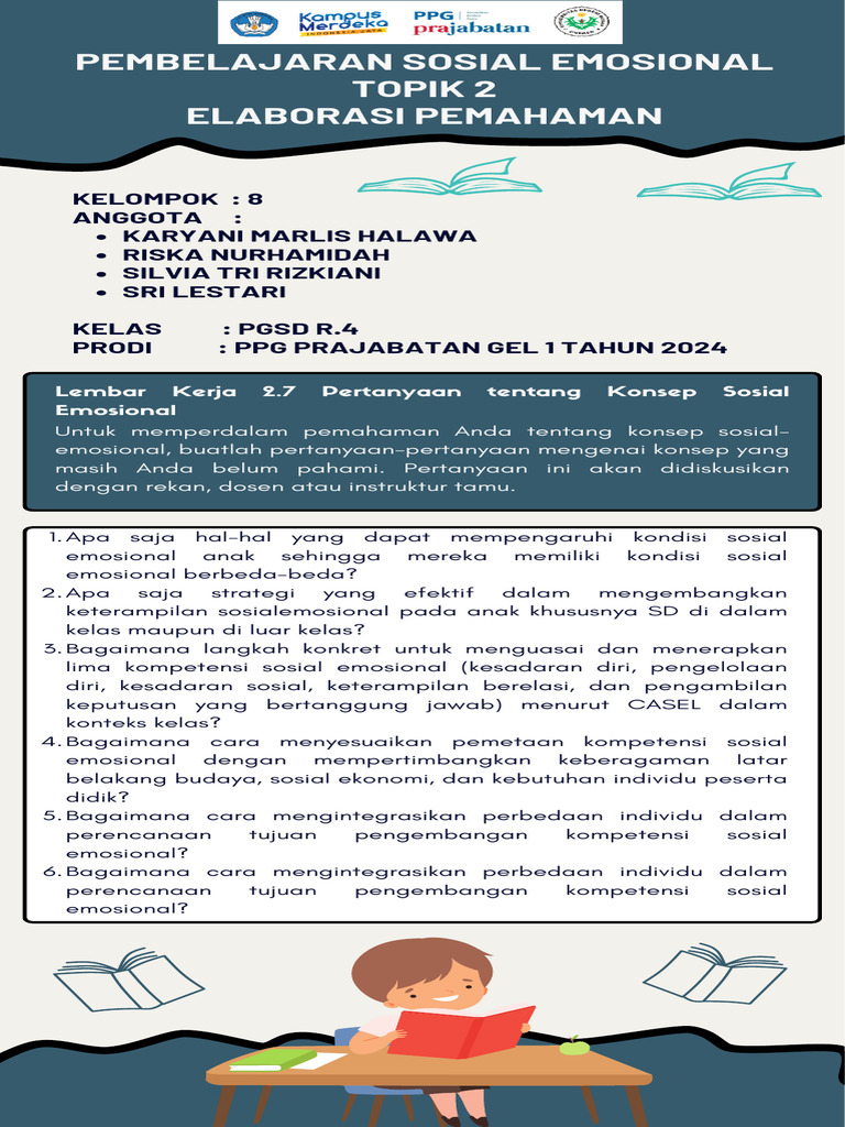 Topik 2 Pse Elaborasi Pemahaman Kelompok 8_riska | PDF