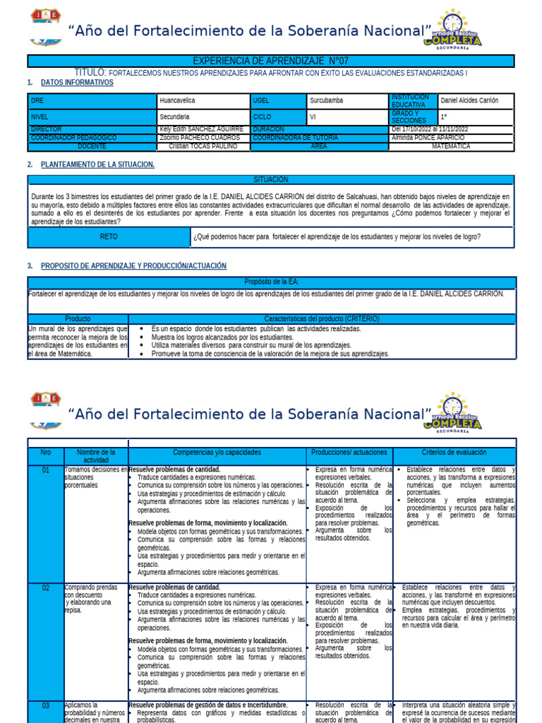 Eda 1ro Mate Dac | PDF | Art