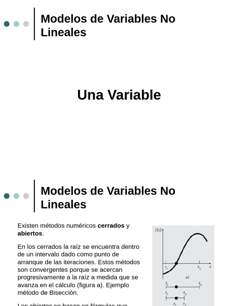 Modelos de Variable No Lineales (Una Variable) | PDF