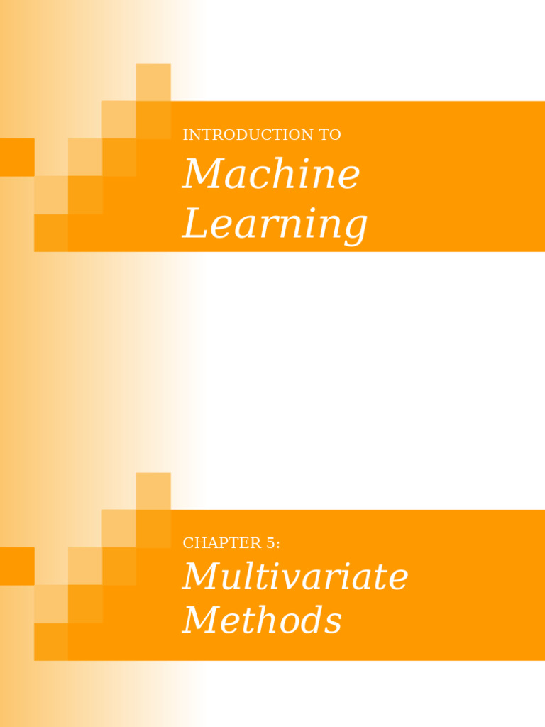 CS3491-AI ML-Chapter 5 | PDF | Variance | Covariance