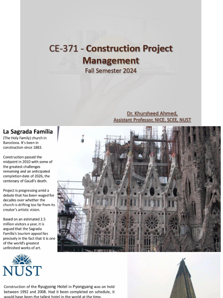 CPM - CE-371 Lec 1 | PDF