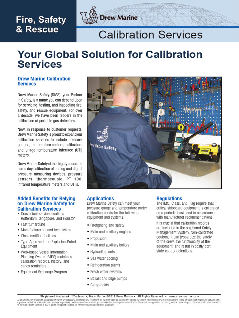 Calibration Services FSR Flyer | PDF
