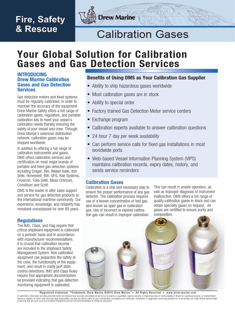 Calibration Gases FSR FLYER | PDF
