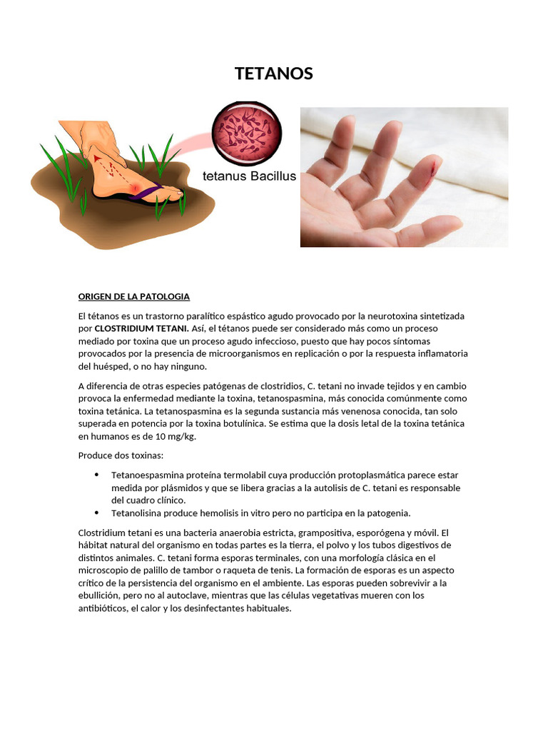 TETANOS | PDF