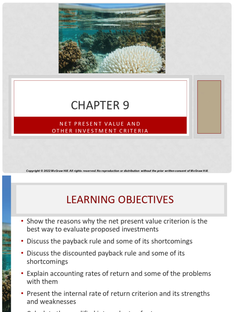 Ross - Fundamentals - of - Corporate - Finance - 13e - CH09 - PPT 3 | PDF