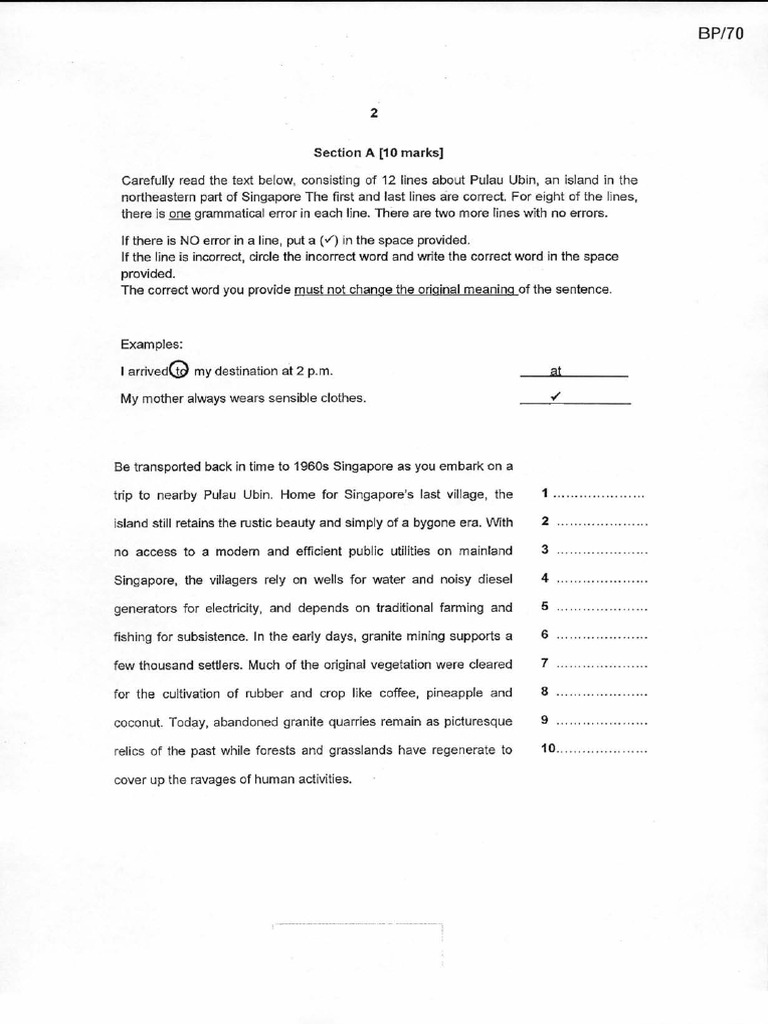 Editing Exercise | PDF