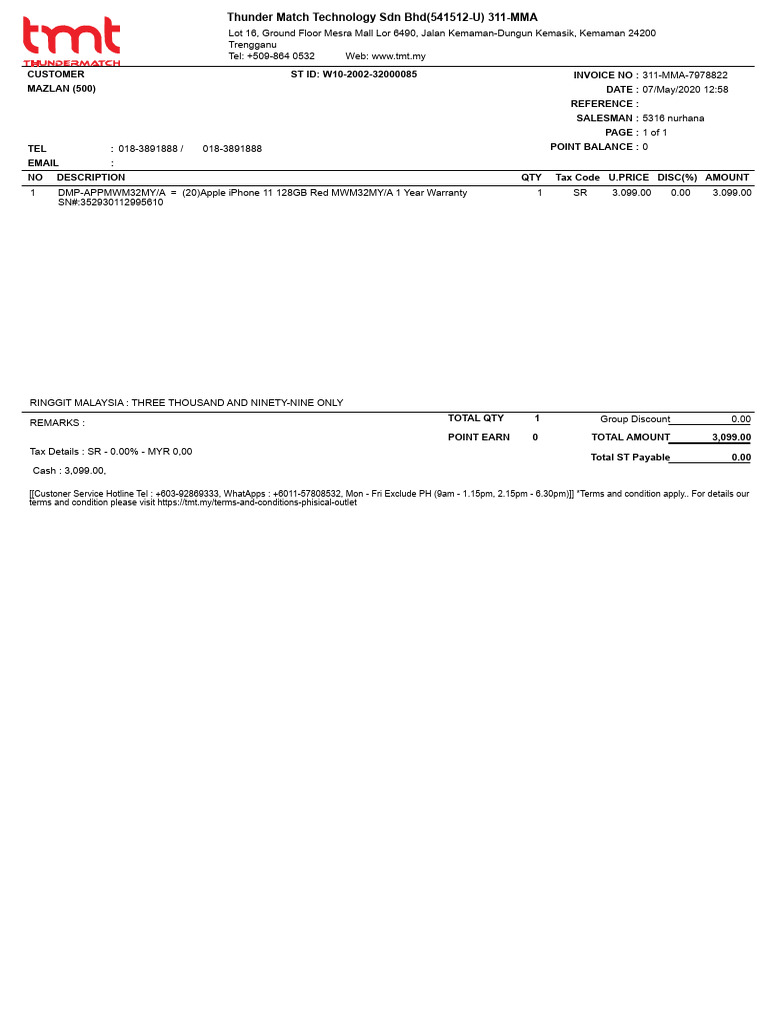 TMT Thunder Match Technology | PDF