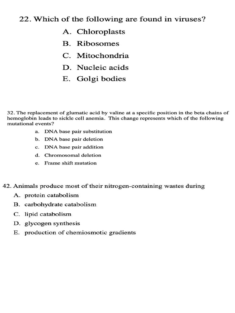 UNIT2 - Introduction to Cell - Homework | PDF