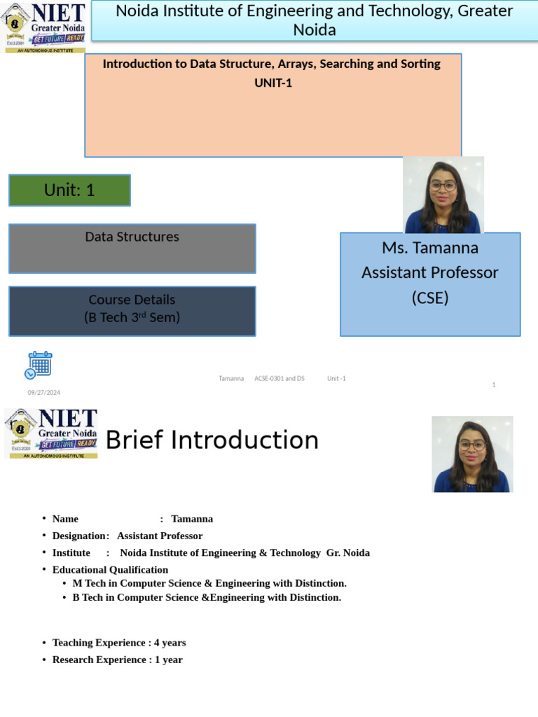 Unit1 Data Structures Updated | PDF