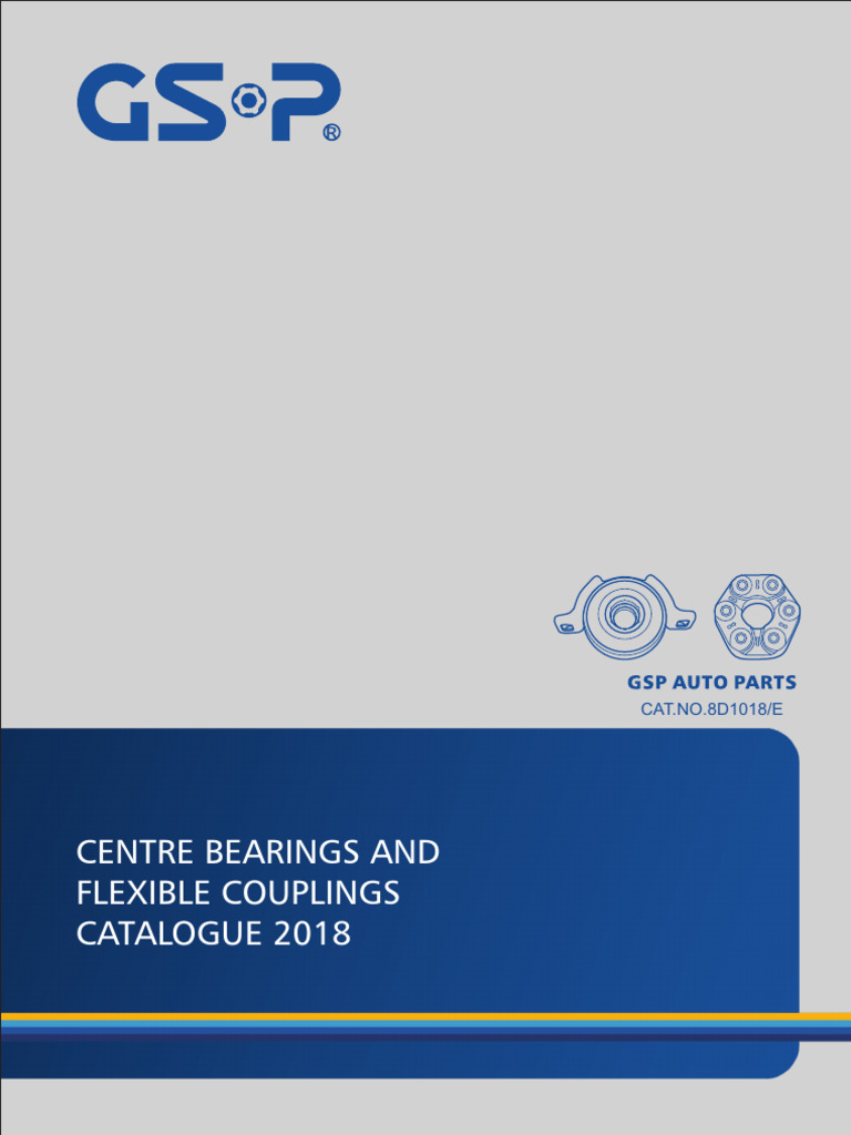 CATALOGO RODAMIENTOS CENTRALES Y ACOPLES GSP | PDF