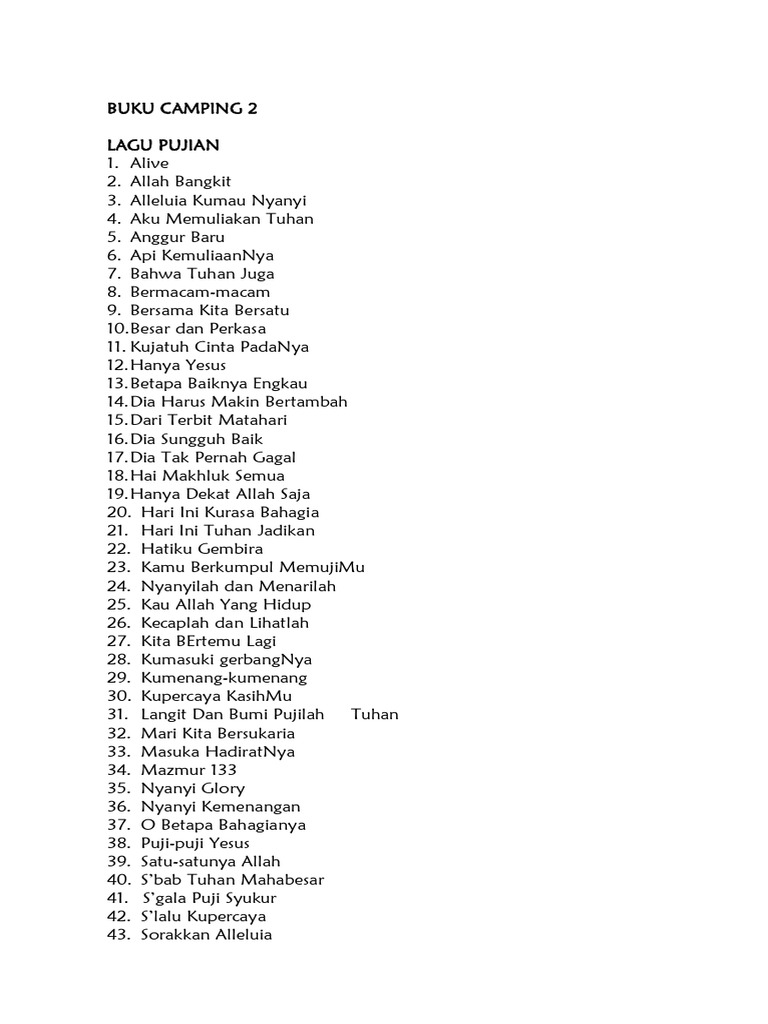 Buku Camping 2 (Bookfold) | PDF | Religion & Spirituality