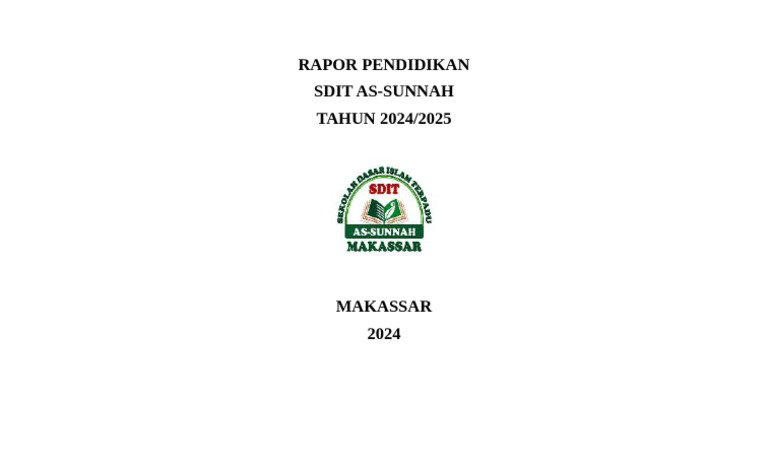SAMPUL RAPOR PENDIDIKAN | PDF