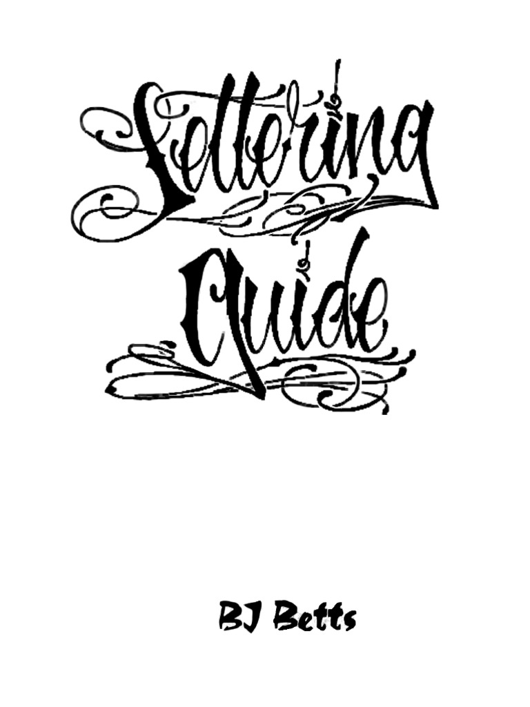Lettering Guide | PDF