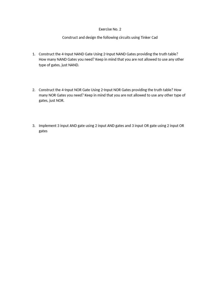 Exercise No. 2 | PDF