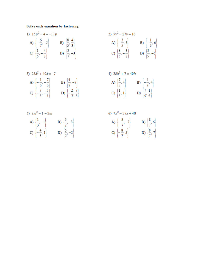 Algebra 2 | PDF