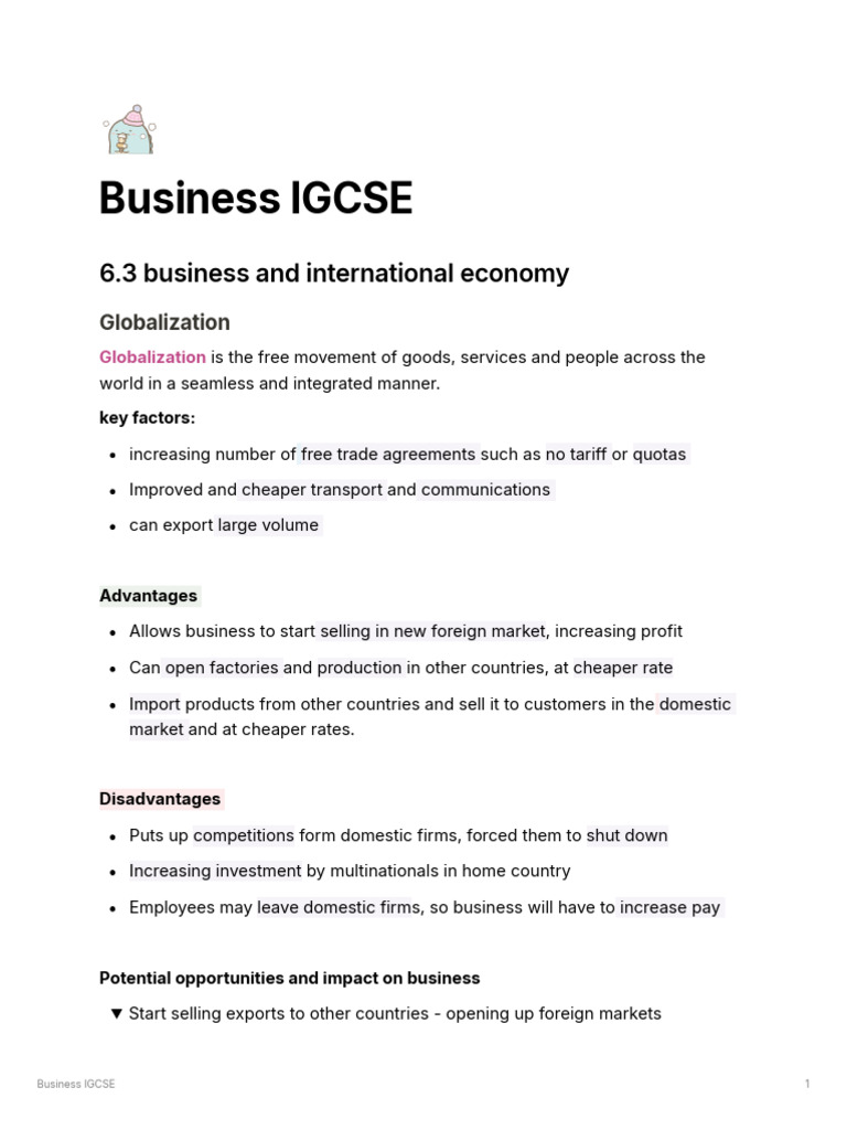 Business Section 6 | PDF