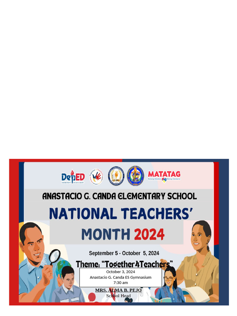 Programme Teachers Day 2023 | PDF