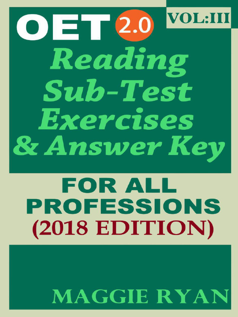 Oet Reading Material | PDF