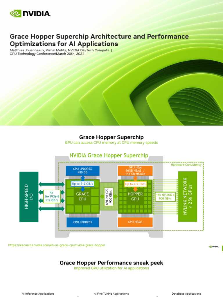 Nvidia Grace Hopper | PDF