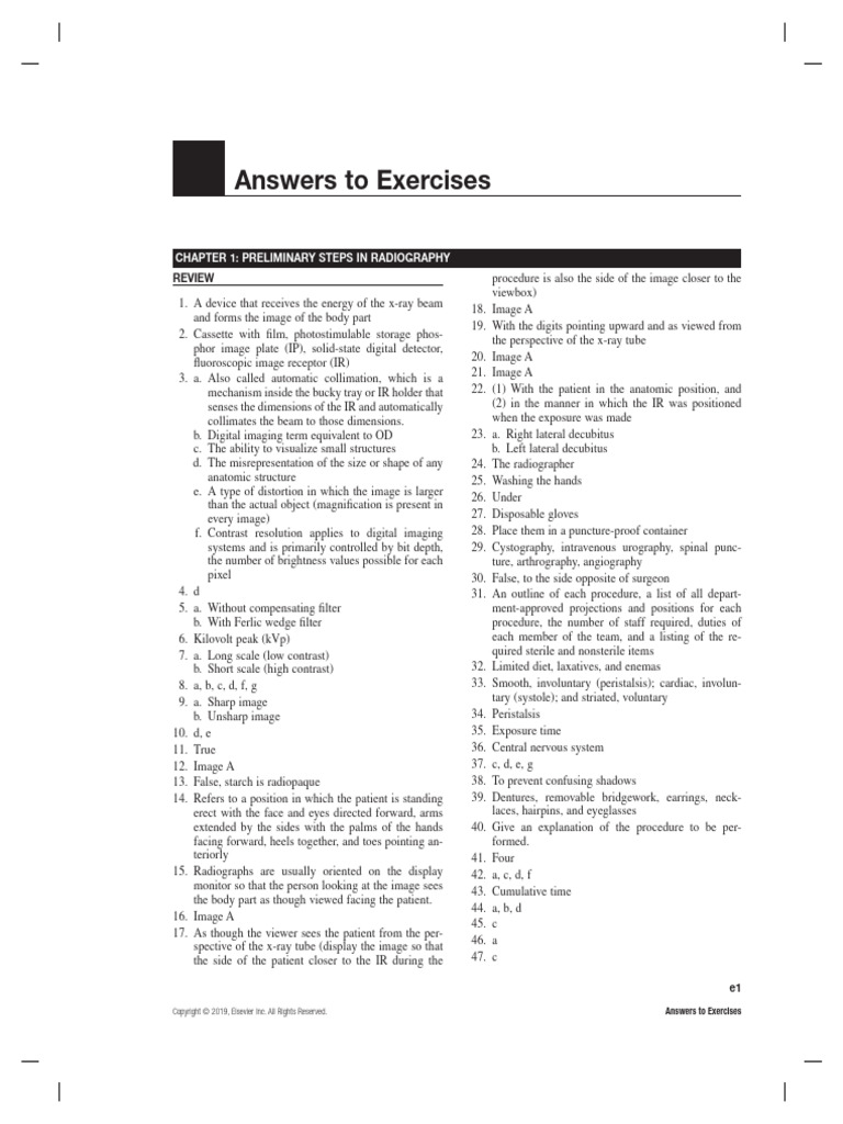 Answer to Work Book | PDF