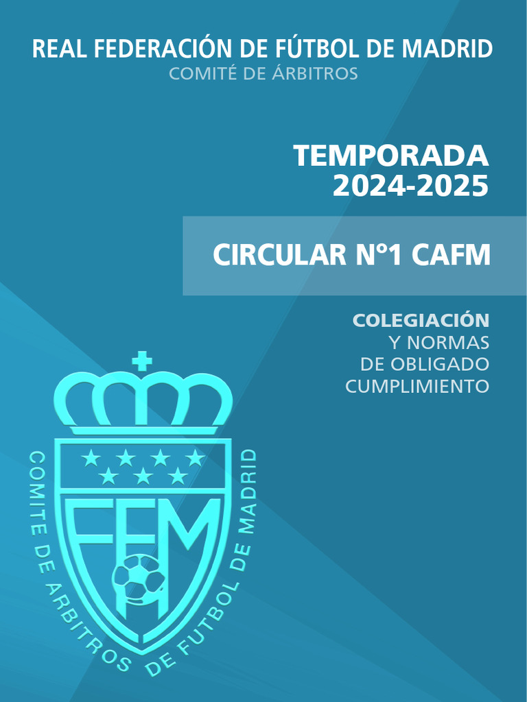 Circular Nº1 CAFM_2024-2025 | PDF
