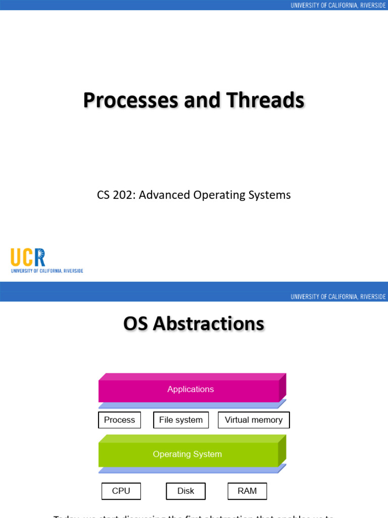 Processes and Threads | PDF