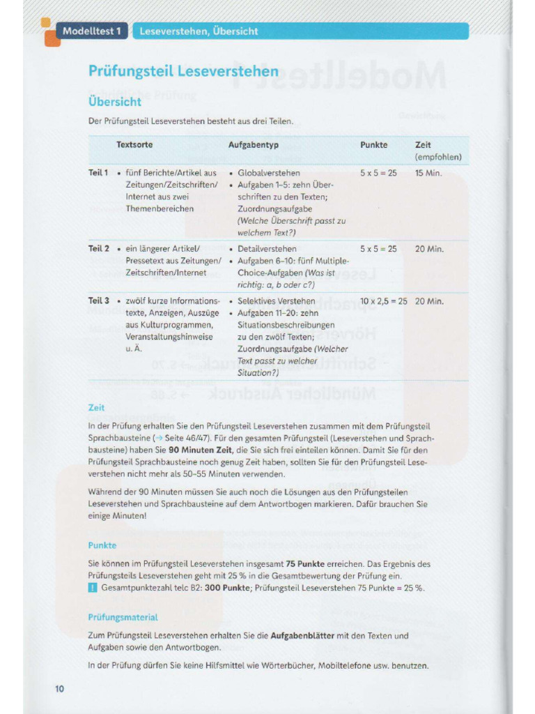 German Test Prep | PDF