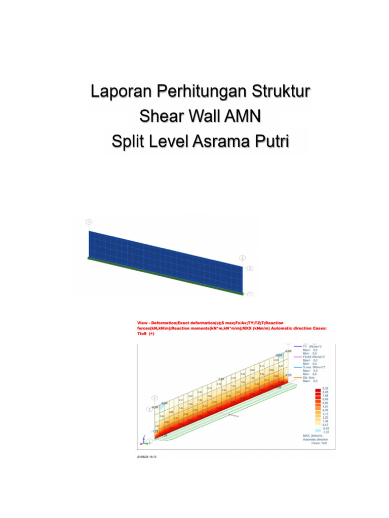 Peritungan Shear Wall | PDF